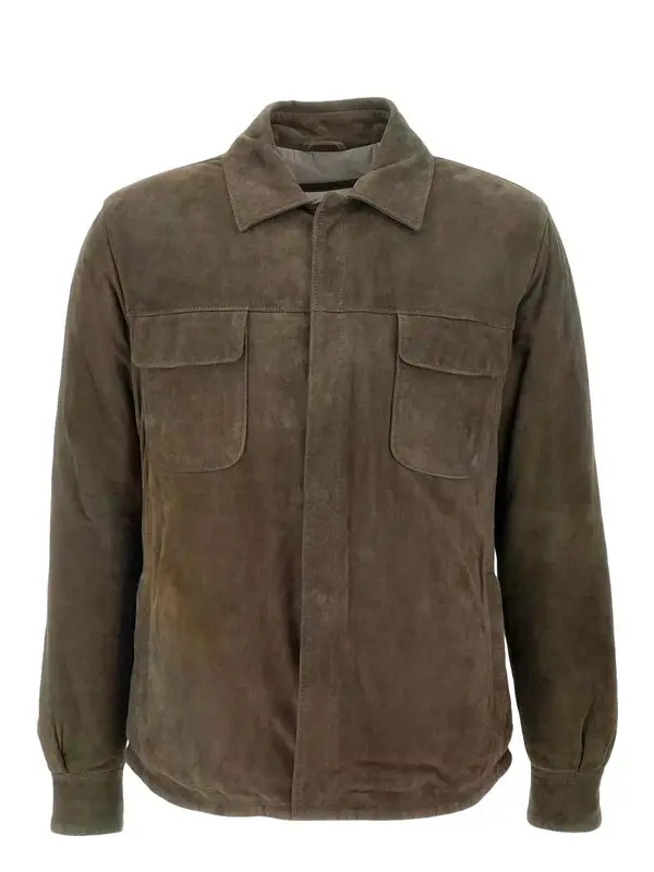 VOLFAGLI FIRENZE Modigliani Leather Jacket - Brown
