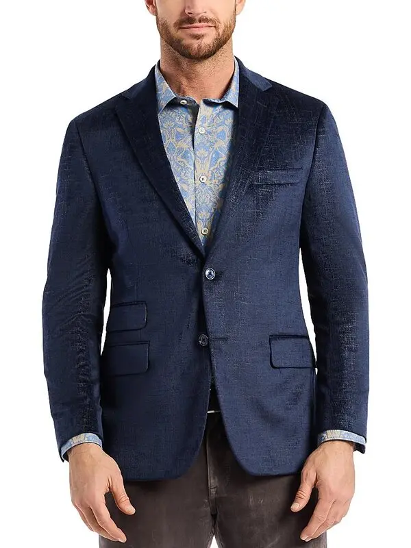 Robert Graham Ramon Woven Sportcoat - Navy