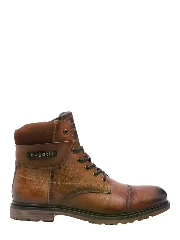 BUGATTI Lace-up Booties - Brown