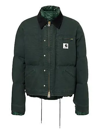 Sacai X Carhartt Wip Puffer Jacket - Green