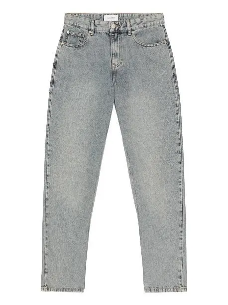LES DEUX Ryder Washed Denim Jeans - Light Indigo Wash