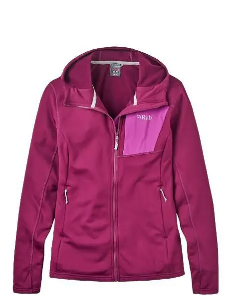 RAB Superflux Full-zip Hooded Jacket - Mulberry