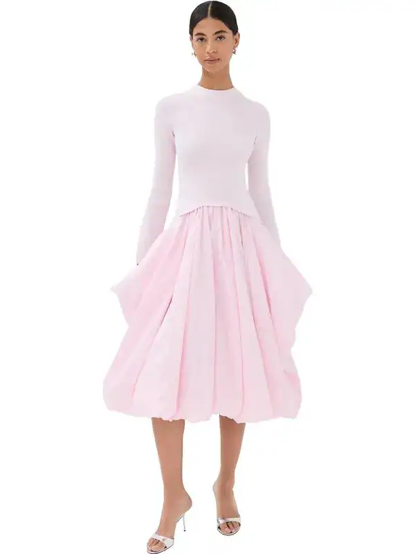 light pink sparkly homecoming dress Hot Pink Sequin Homecoming Dress With Pockets Graduation Dresses SD146 –  Viniodress main image 0