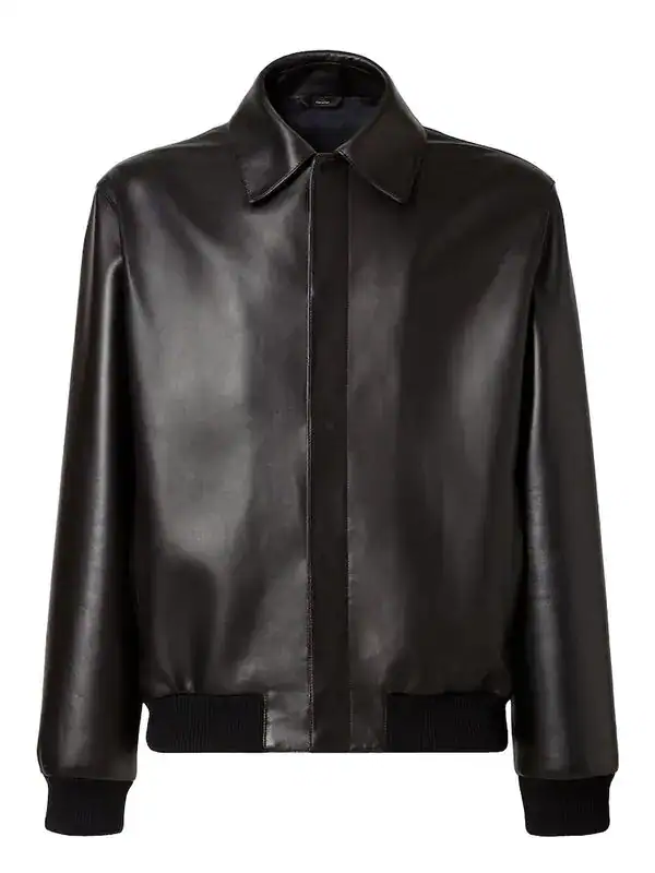 Fendi レザーブルゾン Men's Fendi Black Jackets | Editorialist