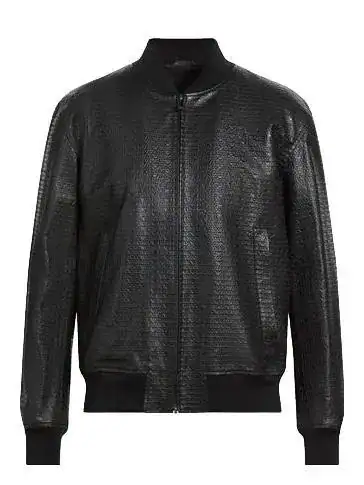Emporio Armani Leather Jackets For Men