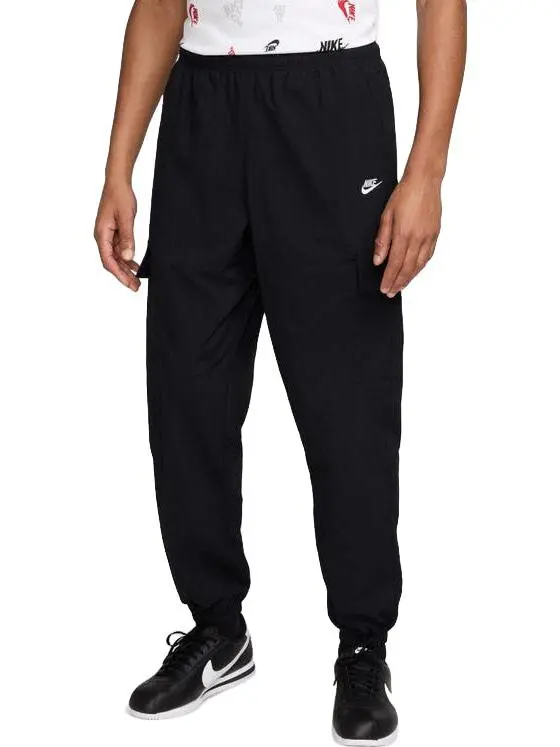 Nike Club Woven Cargo Pants - Black