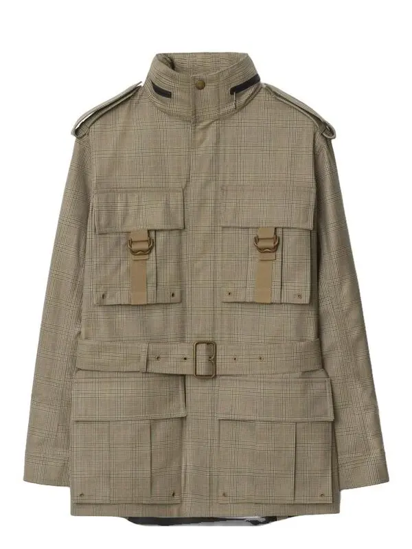 Burberry Bonded Wool Field Jacket - Loch/bliss