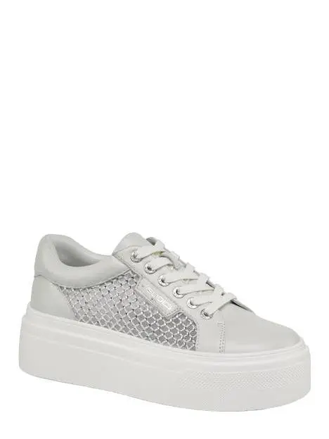 J/SLIDES NYC Addison Leather Sneakers - White