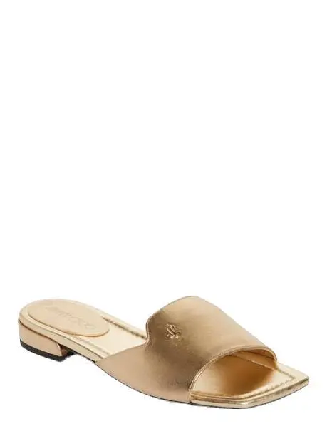 JIMMY CHOO Dina Slide Sandal - Gold