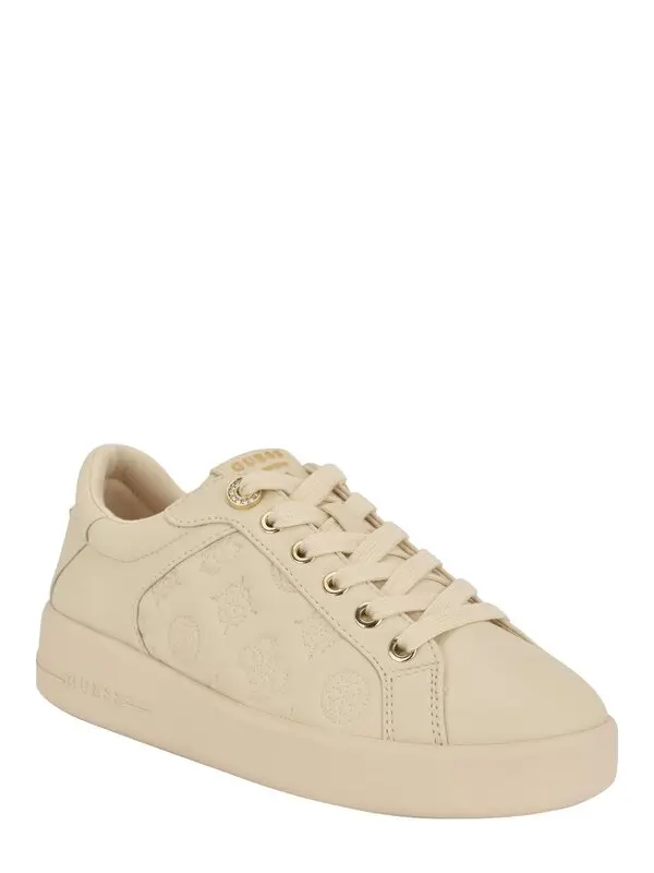 Guess Ronii Lace-up Sneakers - Light Natural