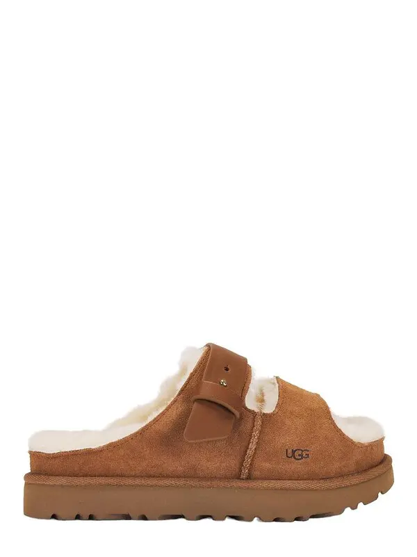 UGG Greenport Strap Slides - Chestnut