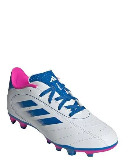 Adidas Goletto Ix Soccer Cleats - White/ Royal/ Shock Pink