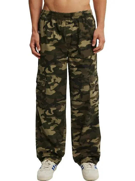 COTTON ON Knox Baggy Cargo Pant - Dark Camo