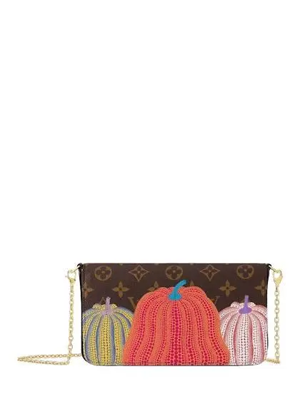 LOUIS VUITTON X Yk Felicie Pochette - Pumpkin Print
