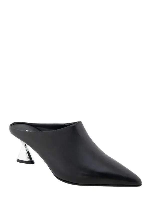 Aerosoles Jama Pointed Toe Mule - Black Leather
