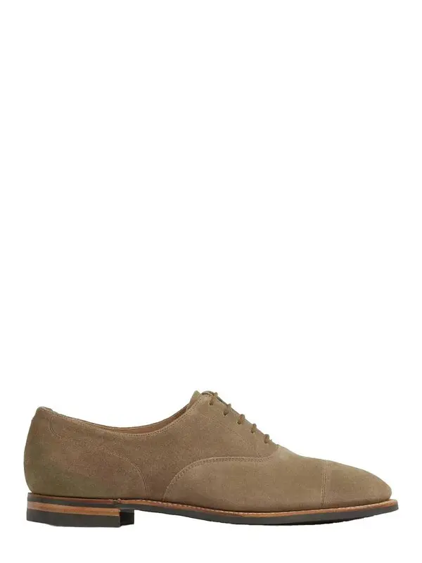 Crockett & Jones Suede Oxford Shoes - Neutrals