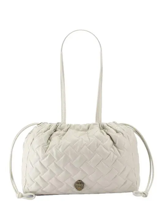 Kurt Geiger Kensington Leather Tote - Natural