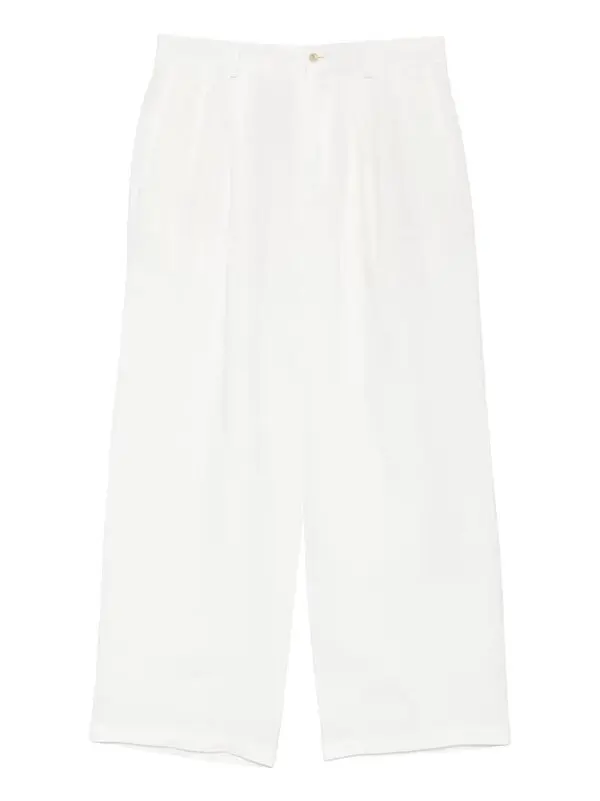 Caruso Linen Trousers - Neutrals