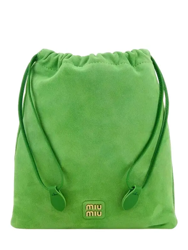 Miu Miu Suede Bag - Green