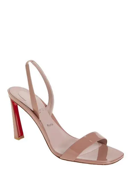 CHRISTIAN LOUBOUTIN Condora Slingback Sandal - Vintage Rose
