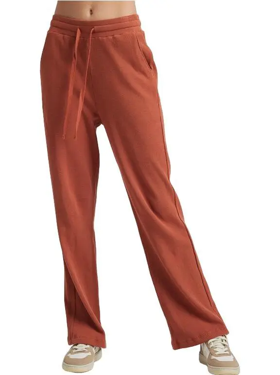 LOSANO Organic Drawstring Pant - Brown