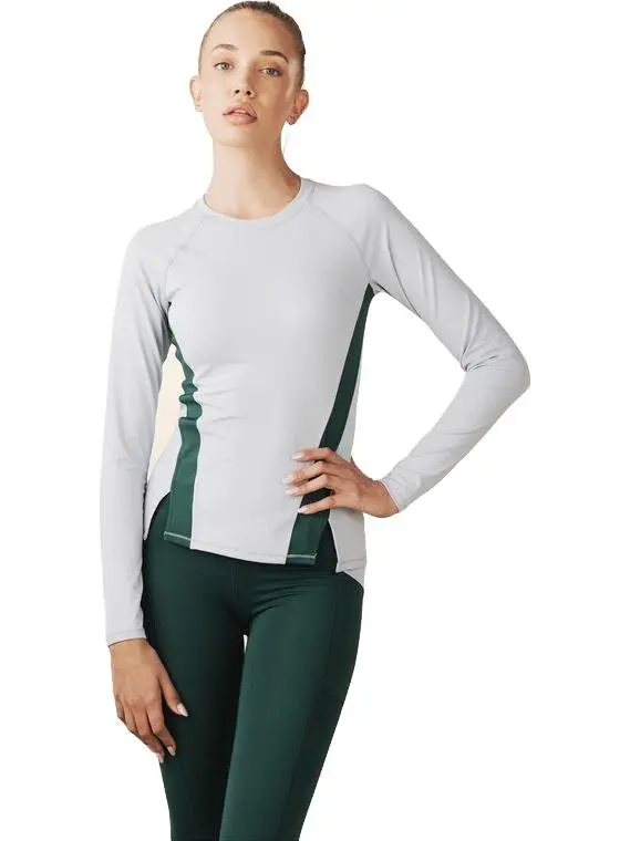 LOSANO Streamlined Long Sleeve Top - Green
