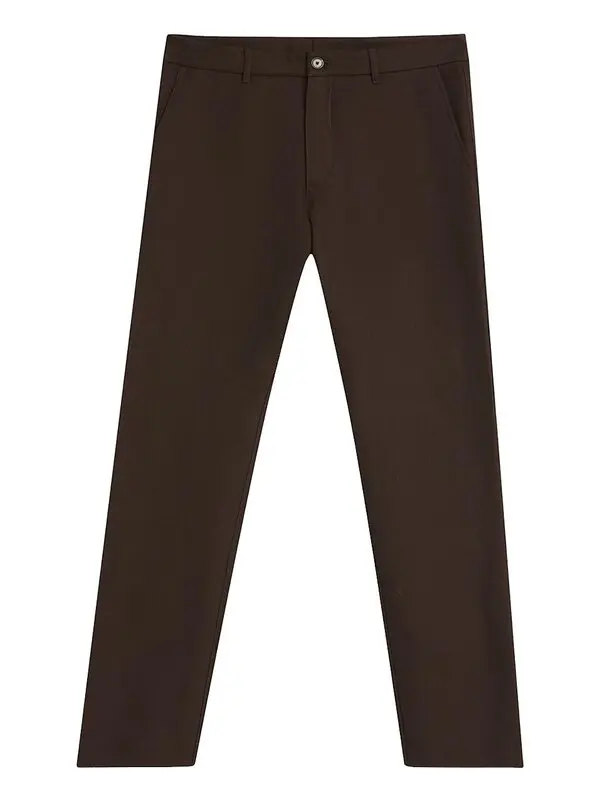 Loro Piana Harper Flat-front Trousers - Profound Grey