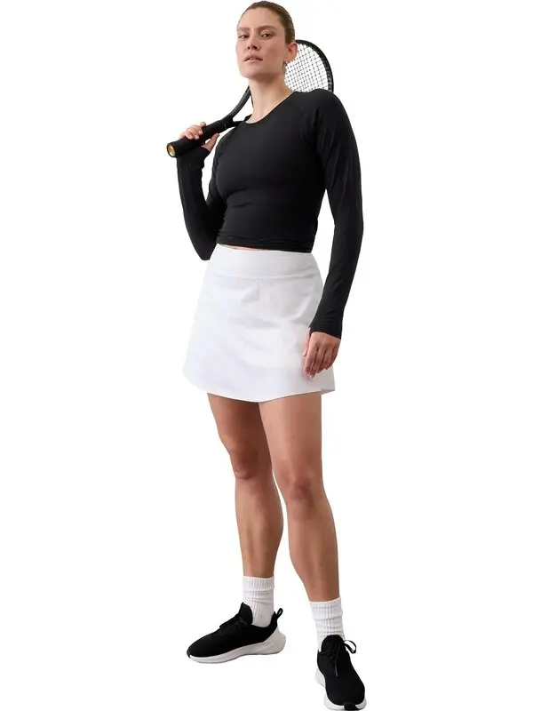 Athleta Ace Advantage High Rise Skort - Bright White