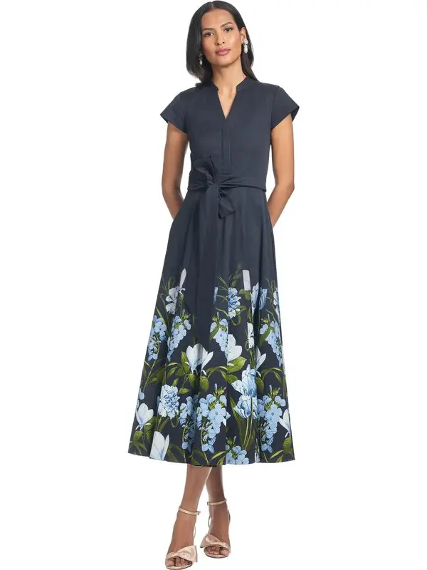 Sachin & Babi Ganika Midi Dress - Night Sky Prima Garden