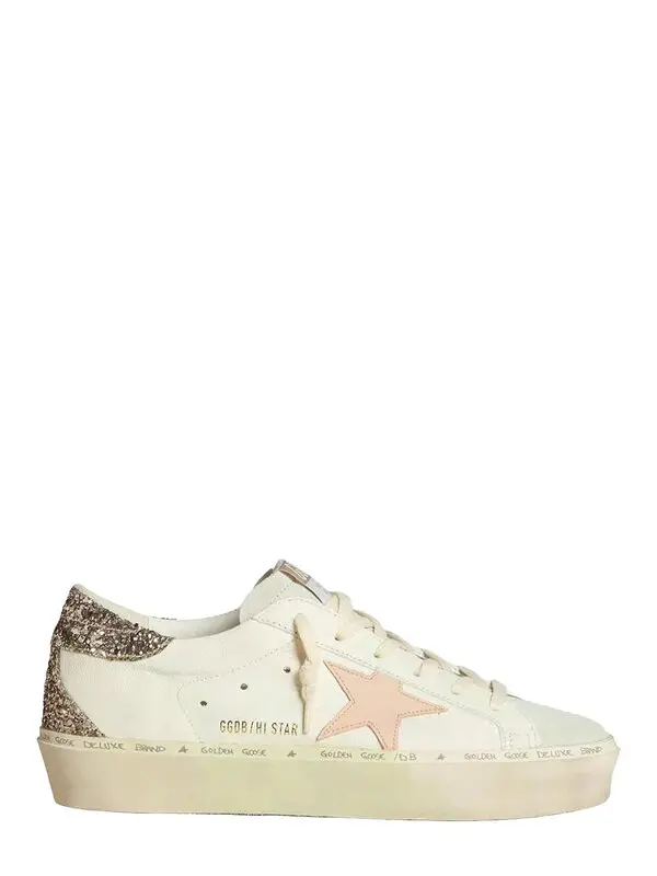 Golden Goose Hi-star Sneakers - White