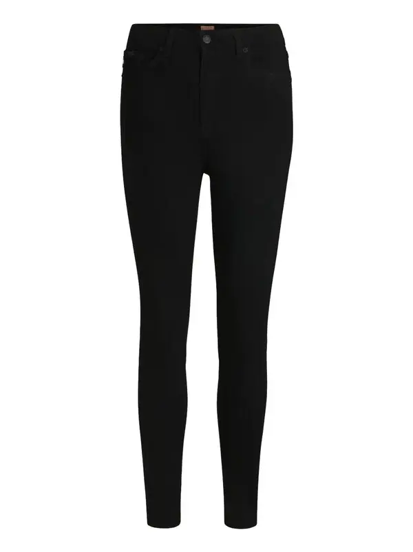 Hugo Boss Logo-patch Super-skinny Jeans - Black