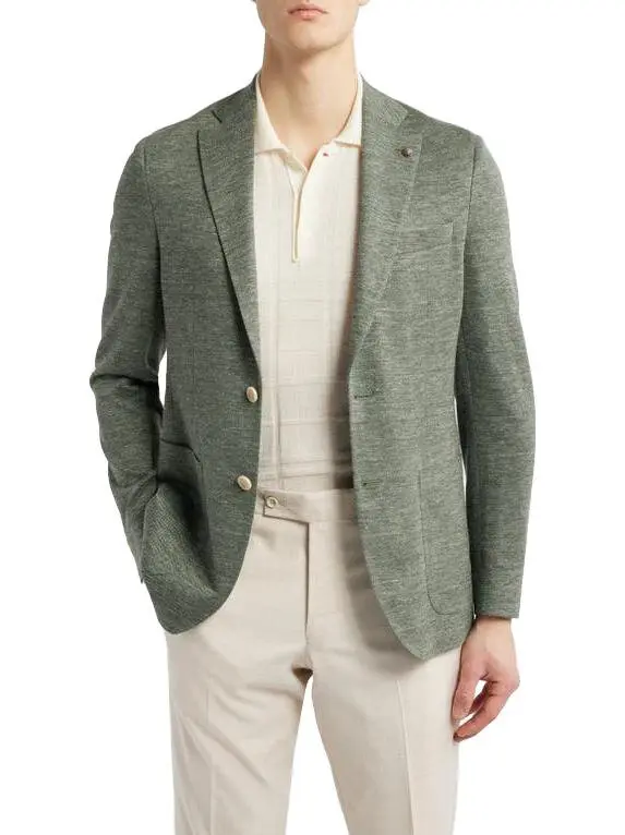 JACK VICTOR Hartford Linen Blend Sport Coat - Sage