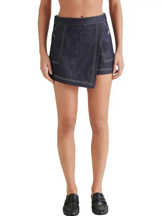 Steve Madden Milena Denim Skort - Dark Indigo