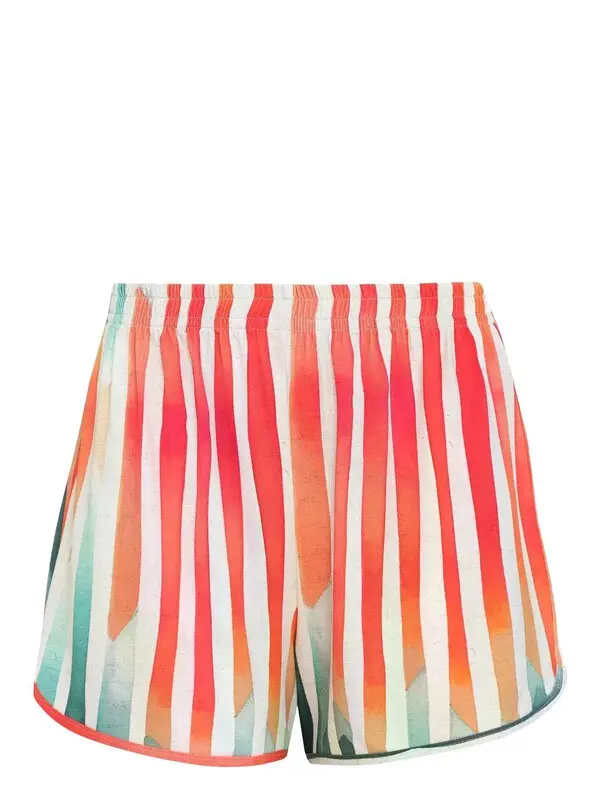LYGIA & NANNY Lee Printed Shorts - White