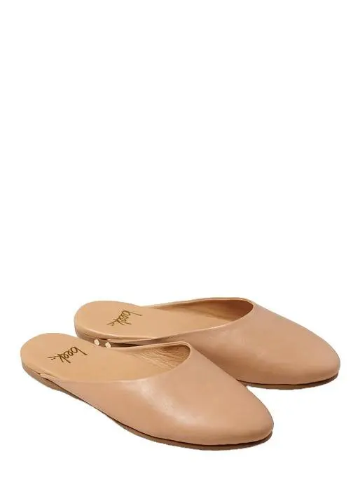 Beek Phoebe Leather Ballet Mules - Gold