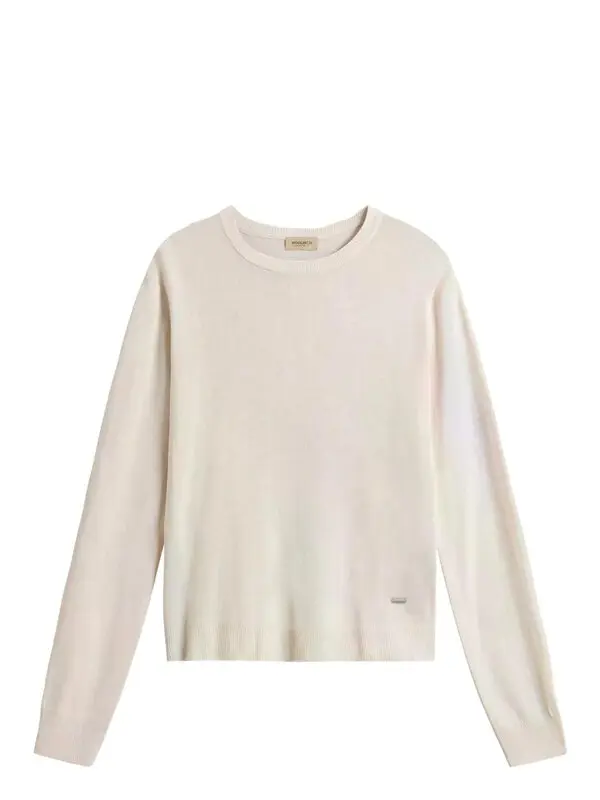 Woolrich Sheer Crew-neck Sweater - White