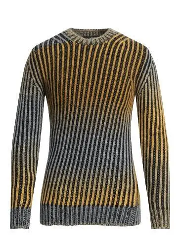 DONDUP Sweater In Wool, Acrylic, And Alpaca Wool - Yellow