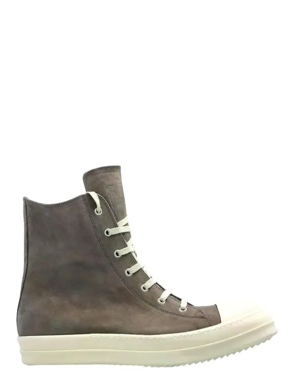 Rick Owens Brushed-finish Sneakers - Grey