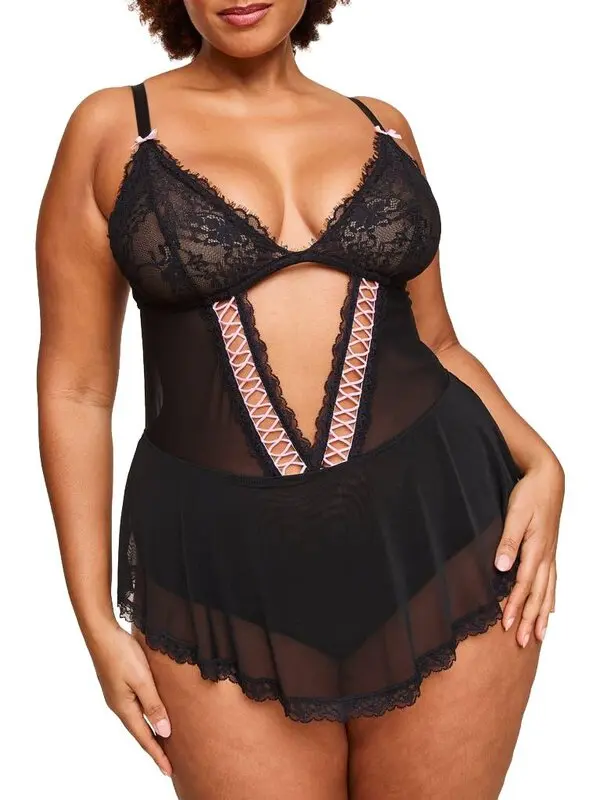 ADORE ME Eleanor Bodysuit - Black