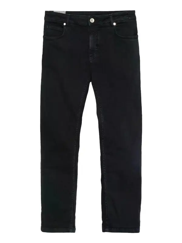 Eleventy Slim-fit Trousers - Black
