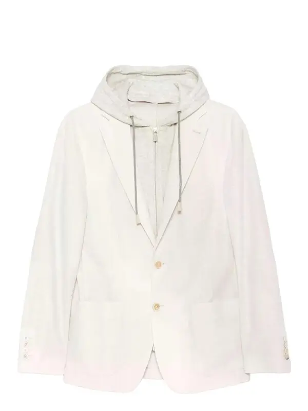 Eleventy Layered Blazer - Neutrals