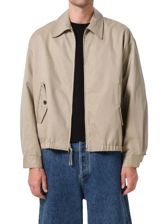 AGOLDE Torrest Harrington Jacket - Khaki (light Tan)
