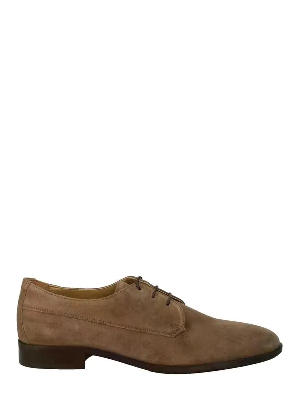 Hugo Boss Suede Derby Shoes - Brown