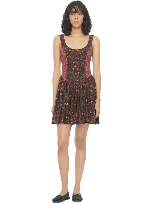 HORIZONTES Pluma Sueño Mini Dress - Multicolor