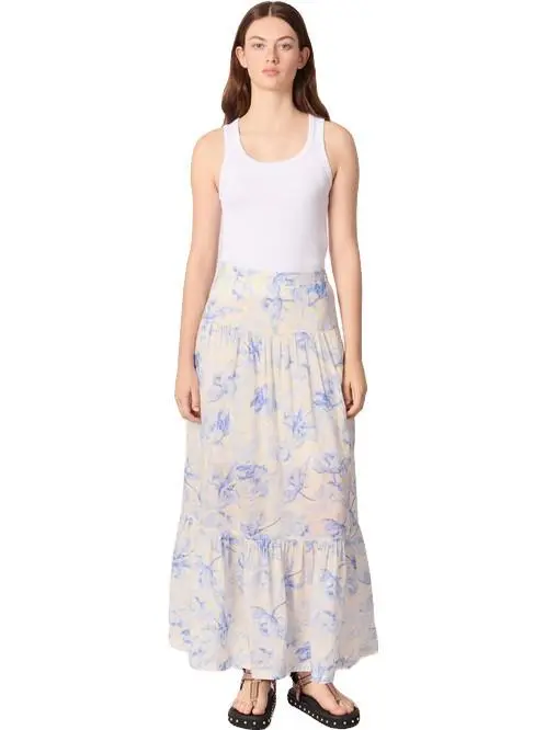 Maje Maxi Skirt - Floral