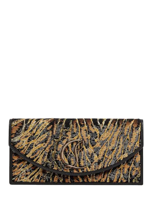 CHRISTIAN LOUBOUTIN Loubin54 Sequined Clutch Bag - Multi
