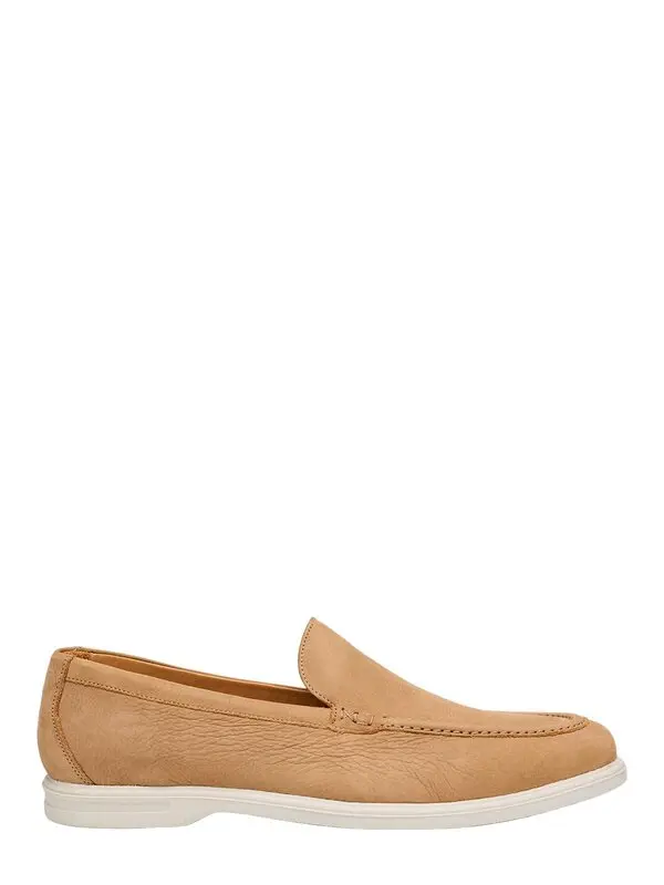 Peter Millar Excursionist Nubuck Venetian Loafers - Beach