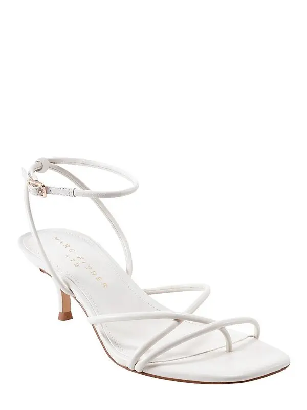 MARC FISHER LTD. Ballen Strappy Sandals - Ivory