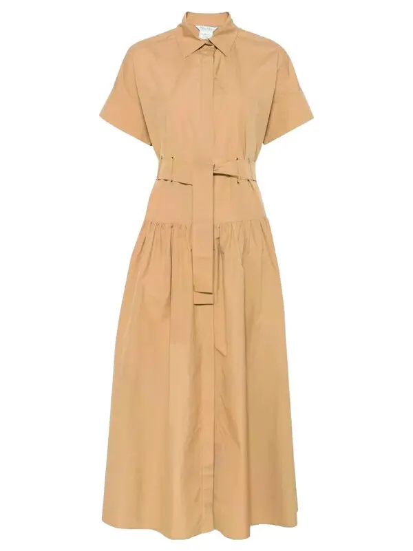Max Mara Agoraio Midi Dress - Brown