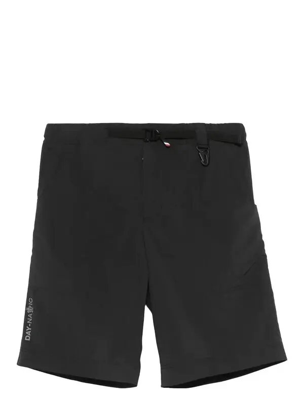 Moncler Raised-logo Shorts - Black
